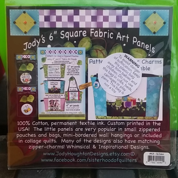 Jody Houghton Designs | Other | Fabric Art Panel Sisters Forever | Poshmark